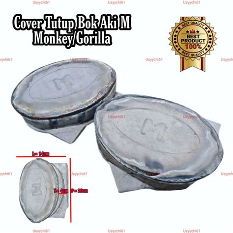 Jual Cover Tutup Bok Aki Accu Samping Set Tepong Motor Monkey Gorilla Motif M Custom Shopee