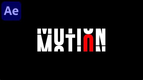 Rolling Text Animation In After Effects After Effects Tutorial No