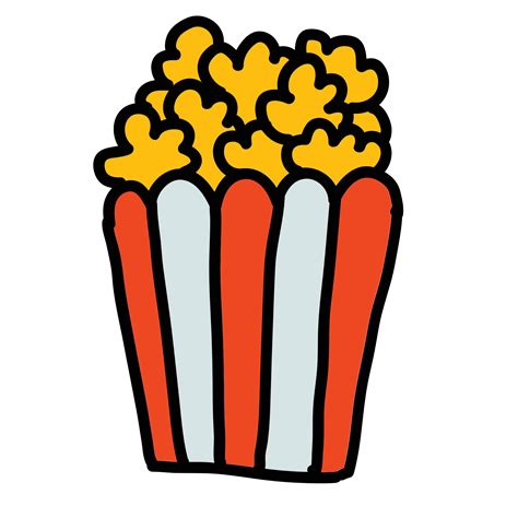 Popcorn Vector Png At Getdrawings Free Download