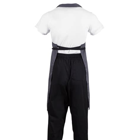 Whites Bib Apron Polycotton Charcoal Newhand Equipment