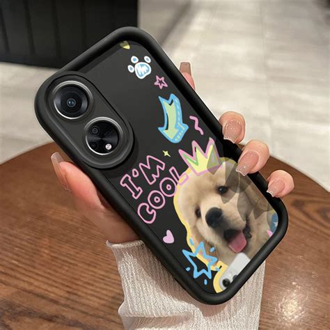 Hp 外殼惠普 Oppo A98 5g Oppo F23 5g Oppo A1 5g 手機殼惠普可愛貓咪圖案保護殼全包防 蝦皮購物