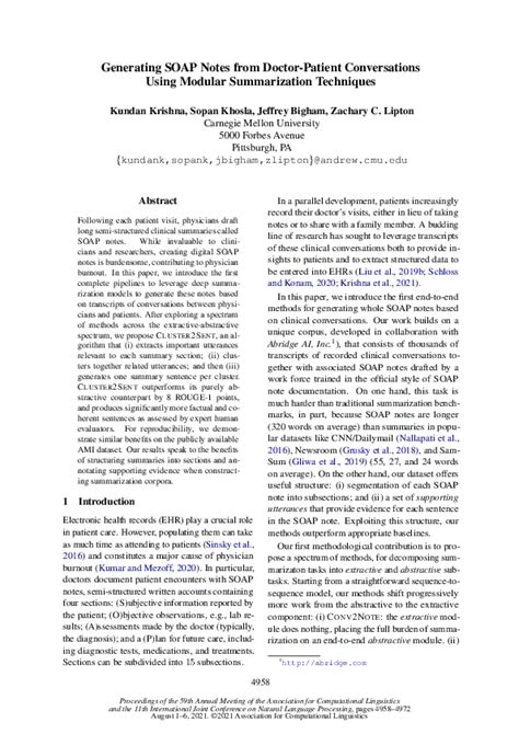 pdf generating soap notes from doctor patient conversations using