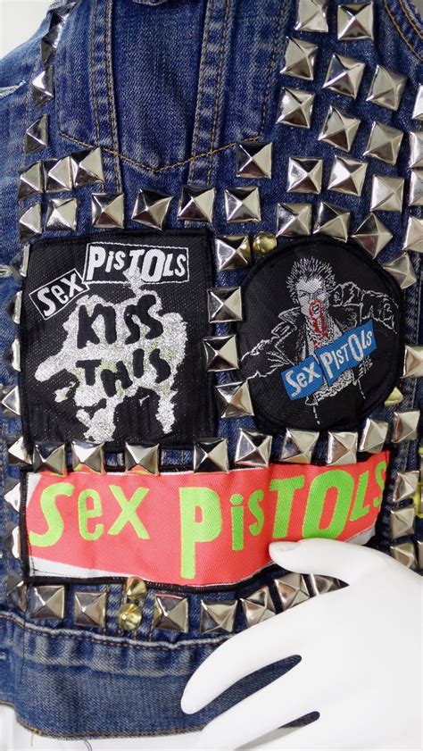 Levis Studded Sex Pistols Denim Vest For Sale At 1stdibs Levis Sex