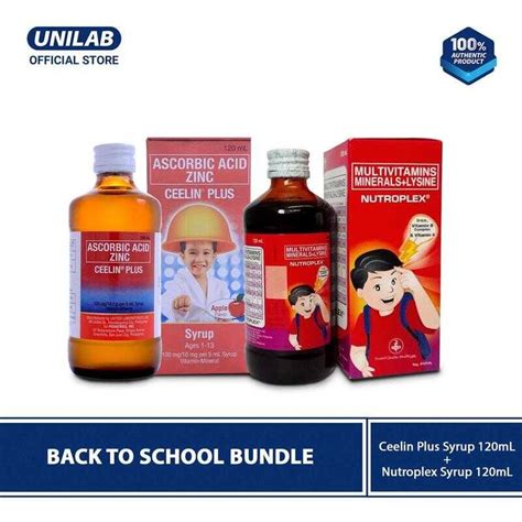 Vitamin Ascorbic Acid Zinc Multivitamins Minerals Lysine Ceelin Nutroplex 120ml Syrup For Healt