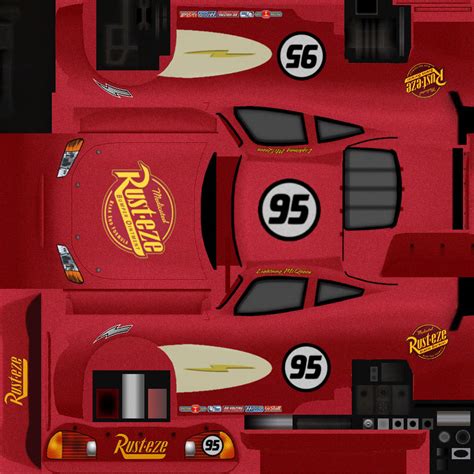 Lightning Mcqueen Textures Body Mnc Wii Ctvg1 By Kylewithem On Deviantart