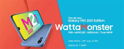 Samsung Announces Galaxy M21 2021 Edition With Exynos 9611 And Big