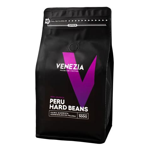 Kawa Ziarnista Venezia PERU HARD BEANS Świeżo Palona g Coffix