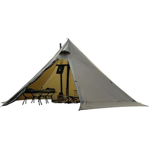 Hot Tent With Stove Jack And Snow Skirt Camping Tent Winter Tent 4