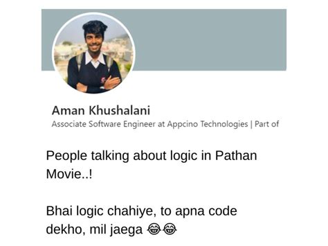 Aman Khushalani On Linkedin Pathanmovie