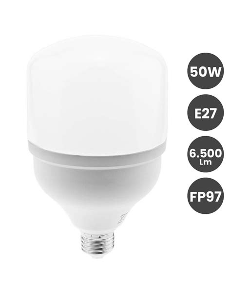 Lámpara LED 50W 150Lm/W E27 FP97 IP20