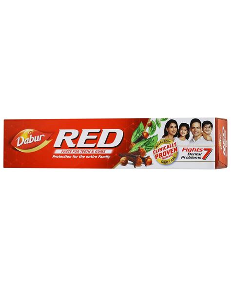 Зубная паста Dabur Red цена 220 руб, инструкция, описание, полезные ...
