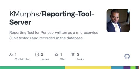 Github Kmurphs Reporting Tool Server Reporting Tool For Periseo Written As A Microservice
