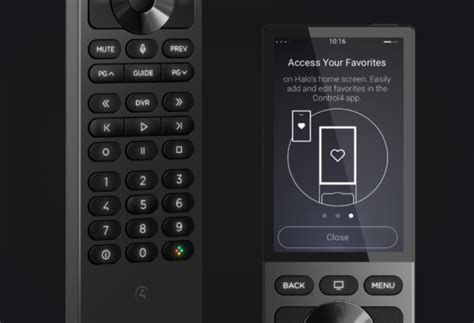 Control4 New Halo Remotes Running Solutions Audio Visual