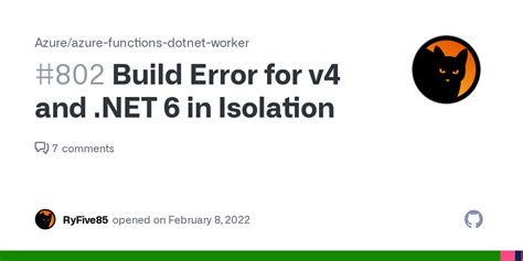 build error for v4 and 6 in isolation · issue 802 · azure azure