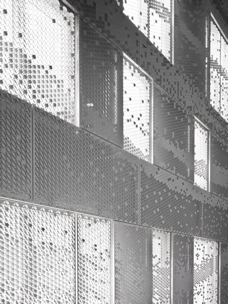 Bent Perforated Facade By Chris Kabel