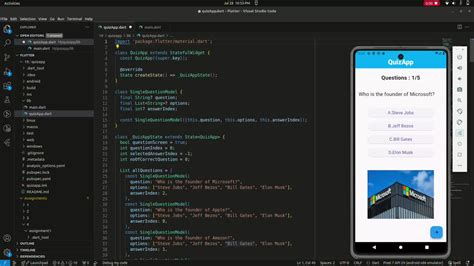Prerana Gholve on LinkedIn: #flutter #dart #mobiledevelopment #quizapp
