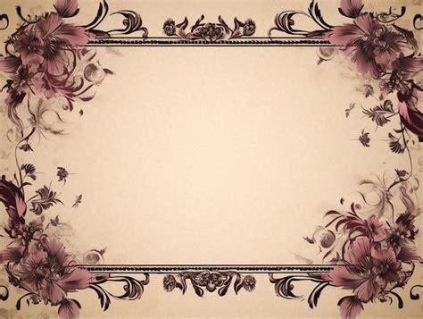 Premium Photo Classic Background Ornamental Frame