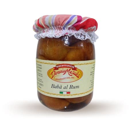 BABA AL RUM IN THE JAR Domenico Mascolo 500g Mediterranean Foods