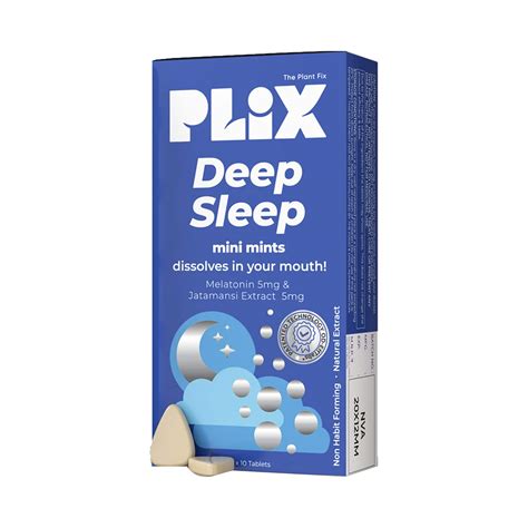 Buy Plix The Plant Fix Melatonin Deep Sleep Oral Dissolving Mini Mints