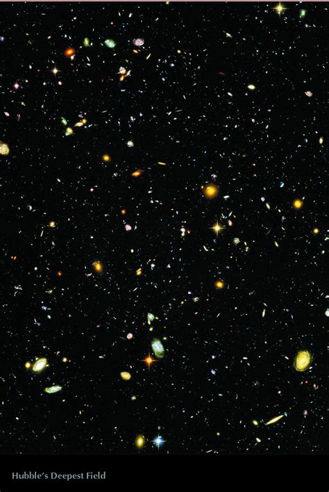 Hubble Deep Field Poster Spaceshots Llc