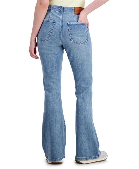 Lucky Brand Womens Stevie High Rise Flare Leg Denim Jeans Macys
