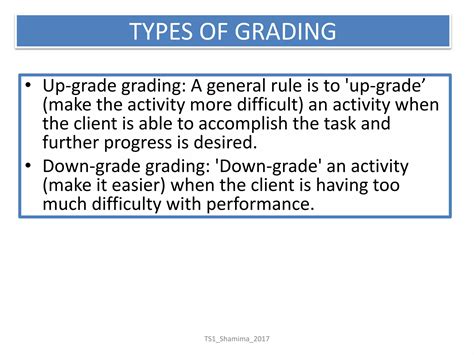 Grading Activity In Occupational Therapy Pptx