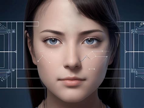 Premium AI Image Implementation Of Computer Vision Facial Recognition