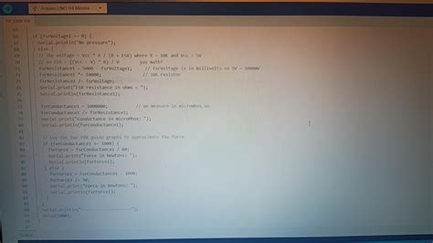 Arduino Giving Constant Value For The Fsr R Arduinoprojects