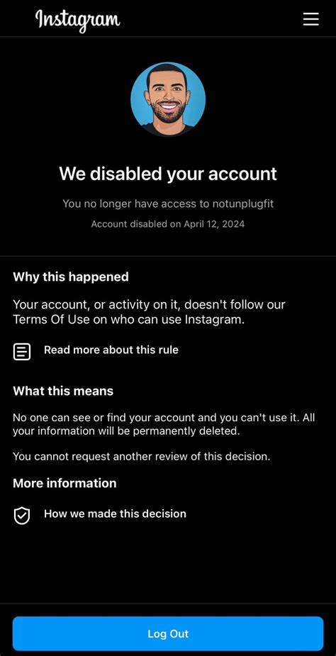 Myron Got Suspended From His Backup Account On Ig Rlengforgirf