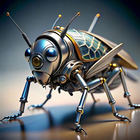 Macro Robotic Insect Stock Image Image Of Vehicle Screenshot 340938127