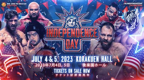 NJPW STRONG Independence Day July 4 5 2023 Full Card