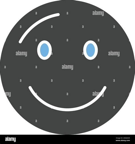 Slightly Smiling Face Icon Vector Image Stock Vector Image And Art Alamy