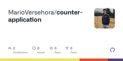GitHub MarioVersehora Counter Application