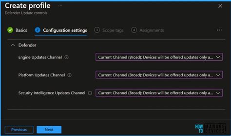 Manage Microsoft Defender Antivirus Updates Using Intune Htmd Blog