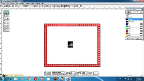 How To Design Certificate In Pagemaker 7 0 Youtube