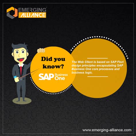 Did You Know Sap B1 The Web Client Emerging Alliance
