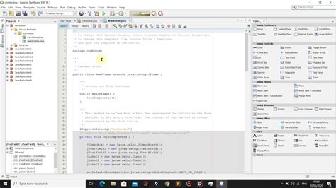 java gui 04 combobox youtube