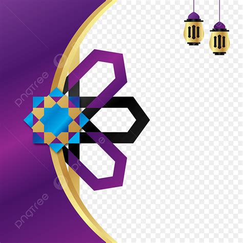 Left Side Clipart Vector Islamic Frame Border Left Side Mandala