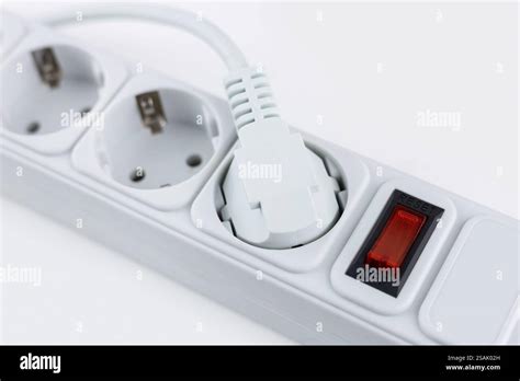 Surge Protector With Electrical Sockets Stock Photo Alamy