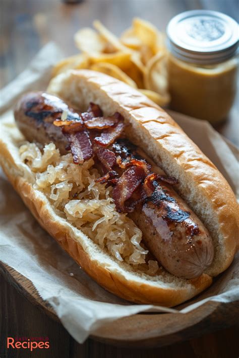 German Bratwurst With Sauerkraut Recipe Easyworldrecipes