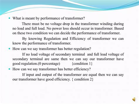 transformer equivalent ckt pptx computer networking computing