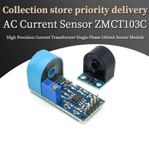Ac Current Sensor Zmct103c High Precision Current Transformer Single Phase 5a 5ma Sensor Module
