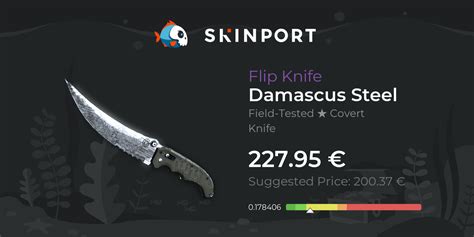 Flip Knife Damascus Steel Field Tested Cs2 Skinport