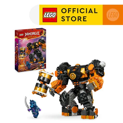Lego Ninjago 71806 Coles Elemental Earth Mech Toy 235 Pieces
