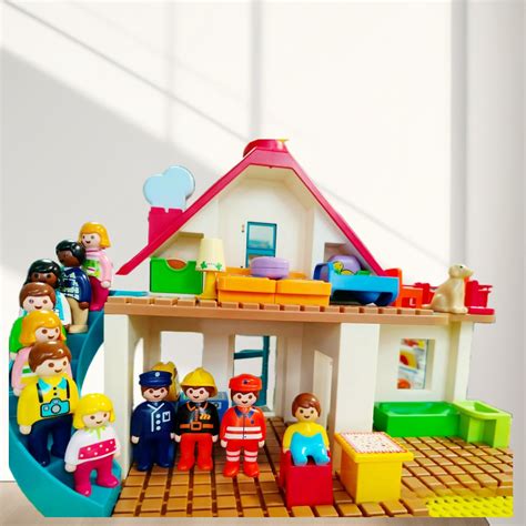 playmobil70129摩比世界婴幼儿益智拼搭房屋玩具123低幼龄娃娃屋 虎窝淘