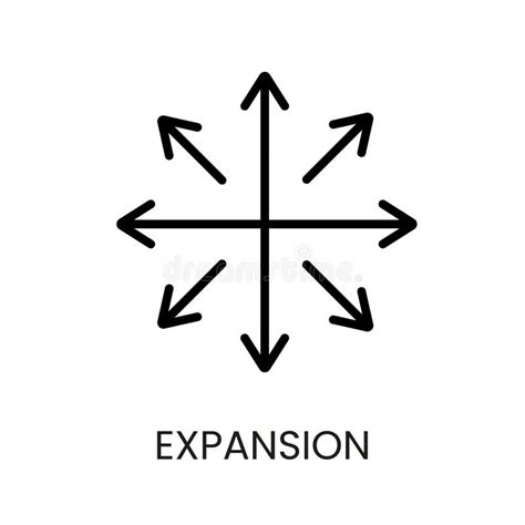 Extension Vector Line Icon With Editable Stroke Stock Illustration