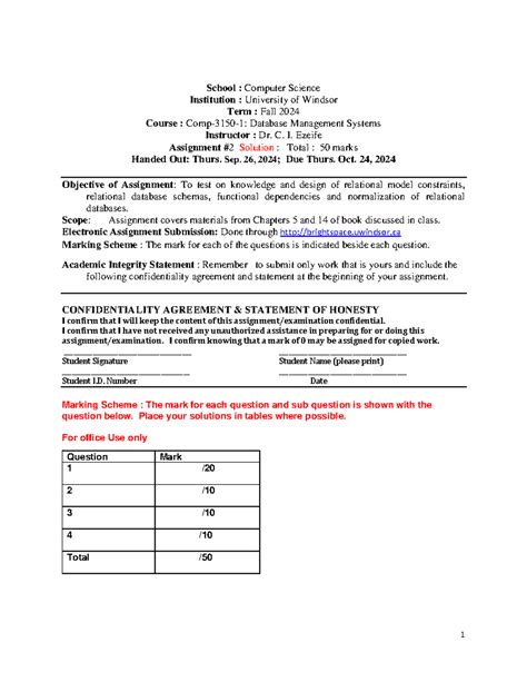 Assn2sln Fall24 Assignment 2 Solution School Computer Science Institution University Of