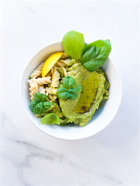 Creamy Vegan Cashew Pesto Pasta Entirely Emmy