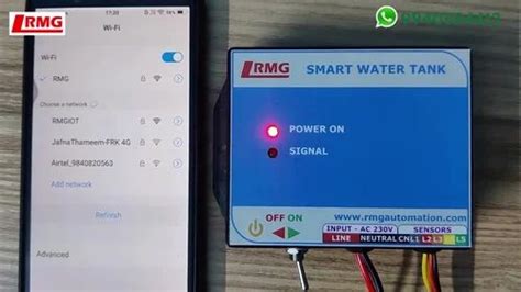 RMG AUTOMATION Iot Based Water Level Monitoring System Model Name