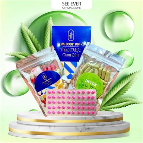 Giảm Cân Slim Body Vip X3 Siêu Mạnh Liệu Trình Giảm Cân Cấp Tốc Combo